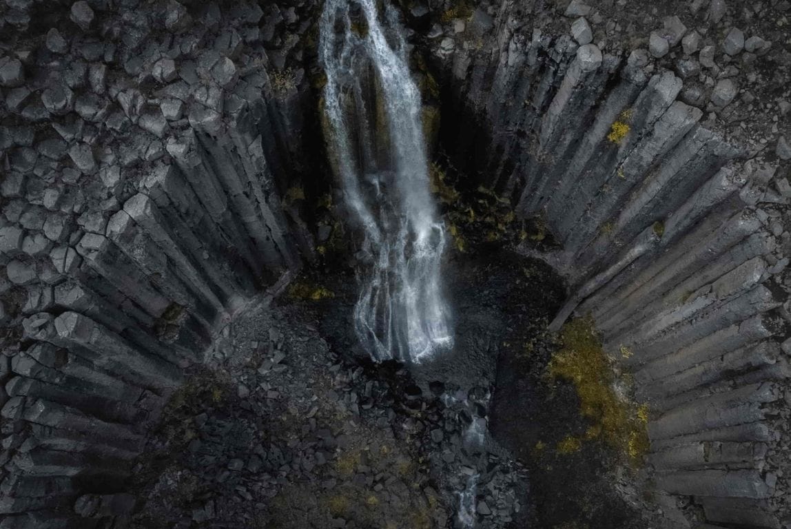 Stuðlafoss Basalt Column Waterfall - Iceland Travel Guide